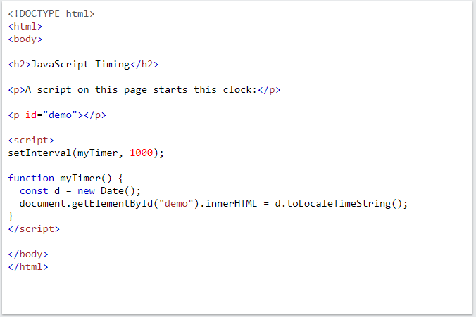زمان بندی رویدادها در جاوا اسکریپت | آتریا
